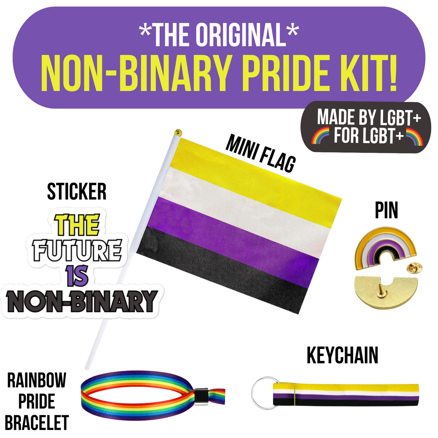 Non-Binary Pride Kit – Prideboxco